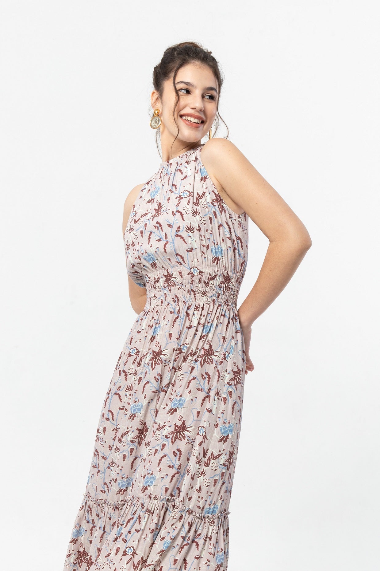 ASA Dress in Maroon Spices